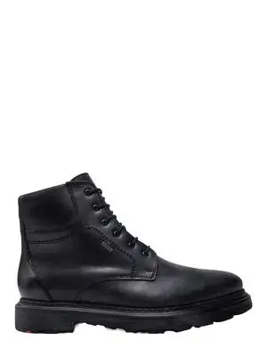 Lloyd Vine Lace-up Leather Boots - Black