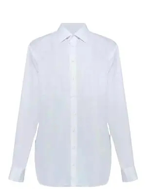 Giorgio Armani Classic-collar Button-up Shirt - White