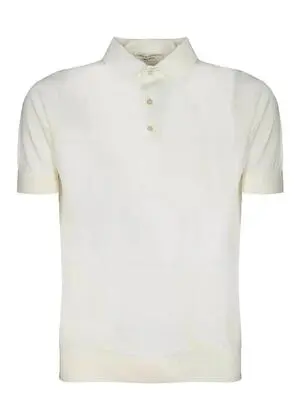 FILIPPO DE LAURENTIIS Short-sleeve Polo T-shirt - Neutrals