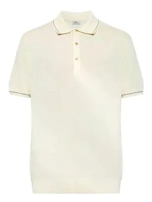 Etro Cotton Polo Shirt - Neutrals