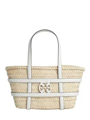 Tory Burch Small 'ella' Shopper - White