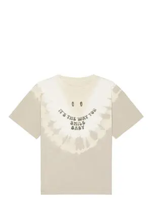 MAISON MARGIELA Smile Tee In Grey - Beige  White  & Grey