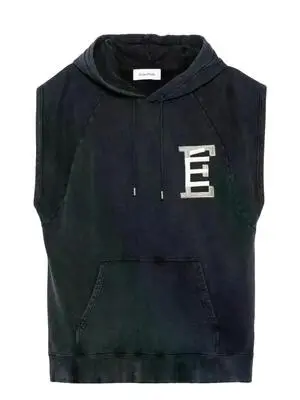 ÉTUDES STUDIO Sleeveless Baseball Hoodie - Blue