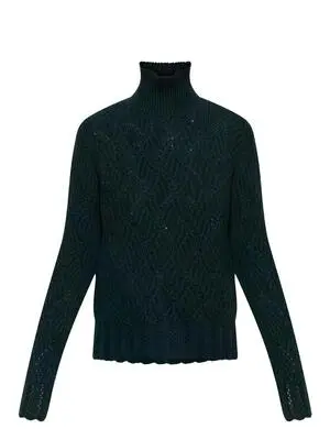 Etro Cashmere High-neck Sweater - Green