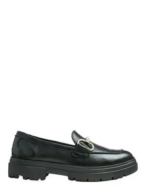Lloyd S Leather Loafers With Horsebit Detail - Black