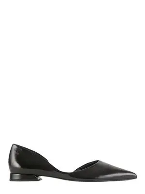 HOGL Vivien Pointed-toe Ballet Flats - Black