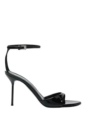 Paris Texas 95mm Leather Sandals - Black