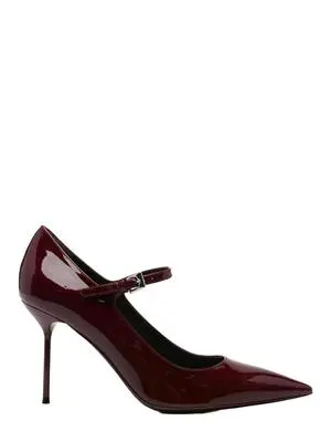 Paris Texas 90mm Leather Pumps - Red