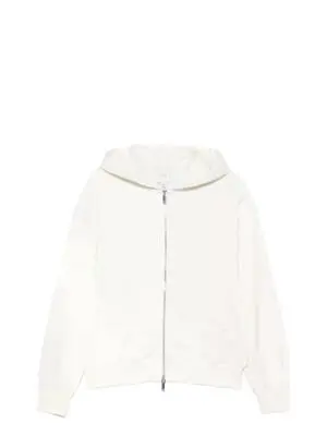 Calvin Klein Cotton Zip-up Hoodie - Neutrals