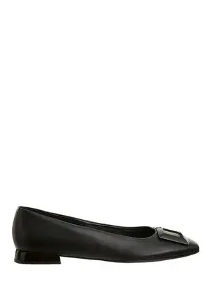 HOGL Coco Buckle-embellished Flat Pumps - Black