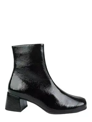 HOGL 50mm Lou Leather Ankle Boots - Black