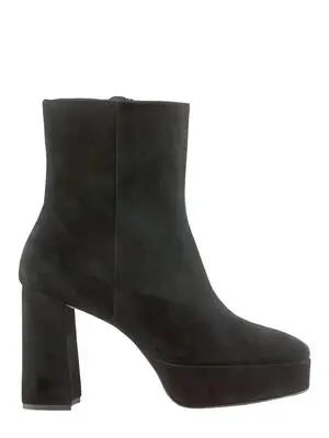 HOGL Nora Platform Block-heel Ankle Boots - Black