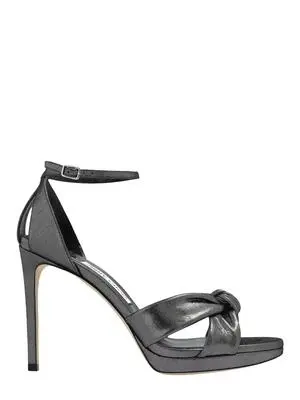 JIMMY CHOO 100mm Rosie Sandals - Grey