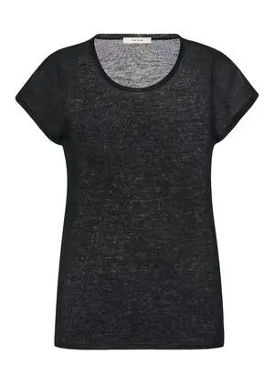THE ROW Keyla Short-sleeve T-shirt - Black