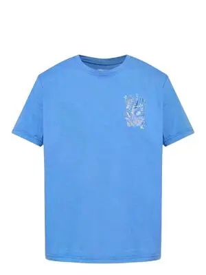Etro Logo-print T-shirt - Blue