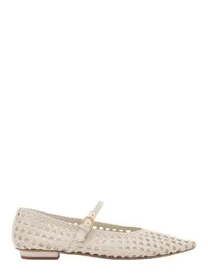 Ulla Johnson Gracie Pointy Toe Flat - Cowrie