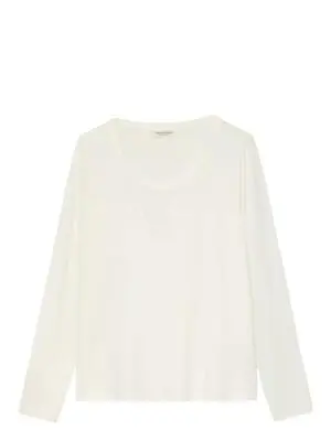 Marc O'polo Long-sleeve Scoop-neck Top - White
