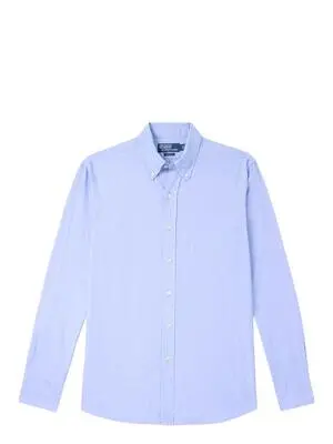 POLO RALPH LAUREN Polo Ralph Lauren - Button-Down Collar Cotton Shirt - Men - Blue - S