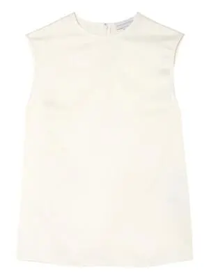 Stella McCartney Satin Top Off-white