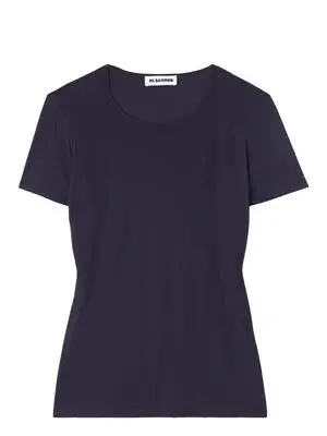 JIL SANDER Stretch-jersey T-shirt - Blue