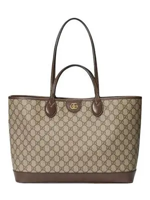 Gucci Ophidia Medium Tote Bag - Beige/ebony