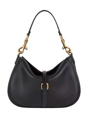 Etro Medium Pony Shoulder Bag - Black