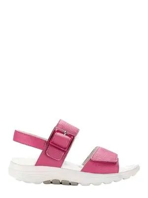 Gabor Buckle-strap Flat Sandals - Pink