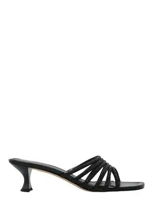 Michael Kors 55mm Haisley Mules - Black