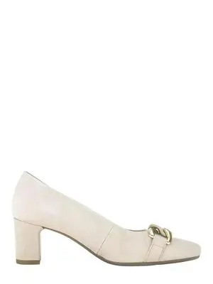 Gabor Chain-embellished Pumps - Neutrals
