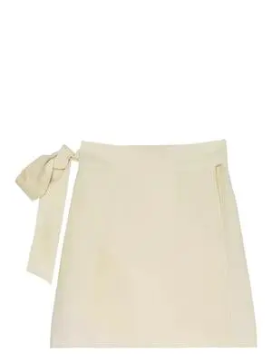Marc O'polo Wrap-style Mini Skirt - Neutrals