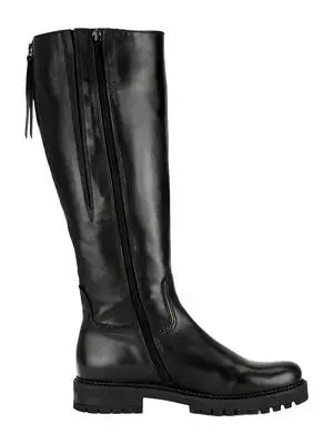 Gabor Leather Over The Knee Boots - Black