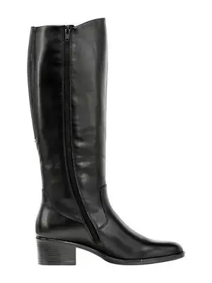 Gabor 50mm Isla Leather Boots - Black