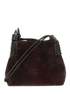 Etro Suede Shoulder Bag - Brown