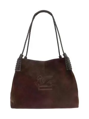 Etro Suede Shoulder Bag - Brown