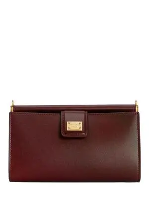 Dolce & Gabbana Leather Shoulder Bag - Red