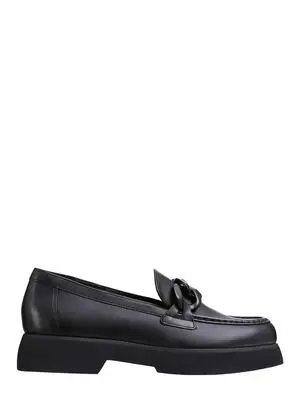 HOGL Chunky-sole Leather Loafers - Black