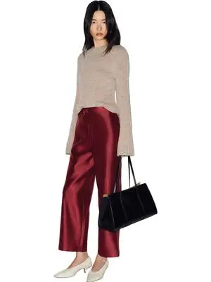 REFORMATION Reformation Olina Cropped Pant Red