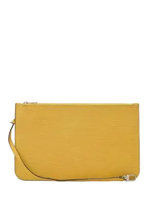 LOUIS VUITTON Epi Neverfull Pouch - Yellow