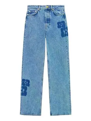 GANNI Isey Patchwork Jeans