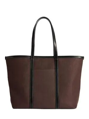 ME+EM Reversible Tote - Chocolate/black