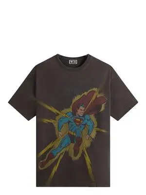 Kith X Superman Lightning Bolt Tee Shirt - Black