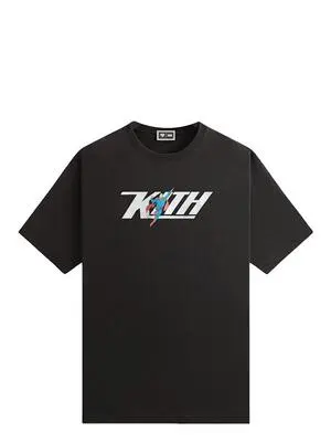 Kith X Superman Flight Vintage Tee Shirt - Black