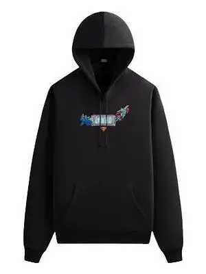 Kith X Superman Booth Nelson Hoodie - Black