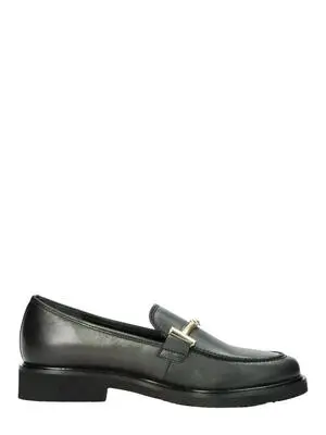 Gabor Leather Loafers - Black