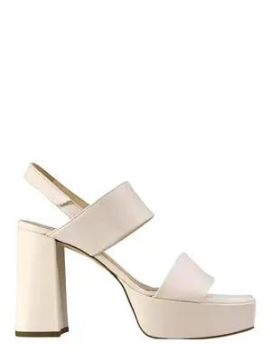 HOGL Cindy Platform Block-heel Sandals - White