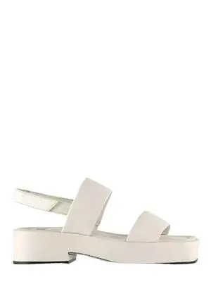 HOGL Lola Block-heel Slingback Sandals - White