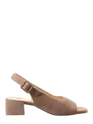 HOGL 45mm Klara Block-heel Open-toe Sandals - Neutrals
