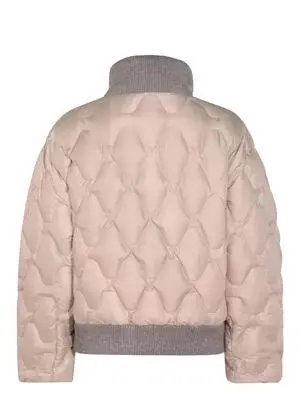 Fabiana Filippi Quilted Bomber Jacket - Neutrals