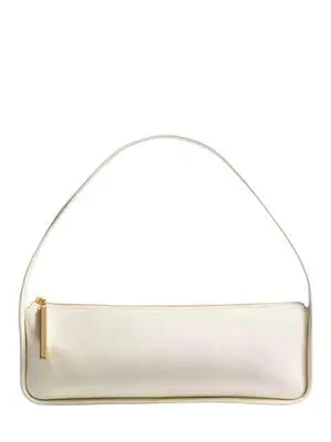 Khaite Leather Shoulder Bag Neutrals