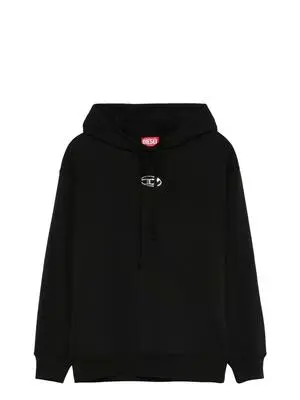 DIESEL® Oval D Hoodie - Black